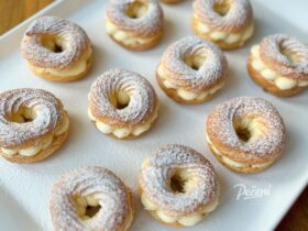 Věnečky se žloutkovým krémem - Víkendové pečení